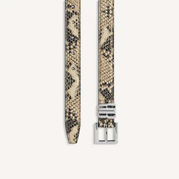 Balenciaga Bb Editor Belt - Beige
