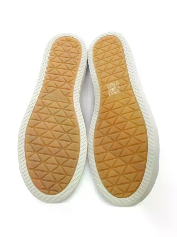 Prada Triangle-logo Canvas Sneakers