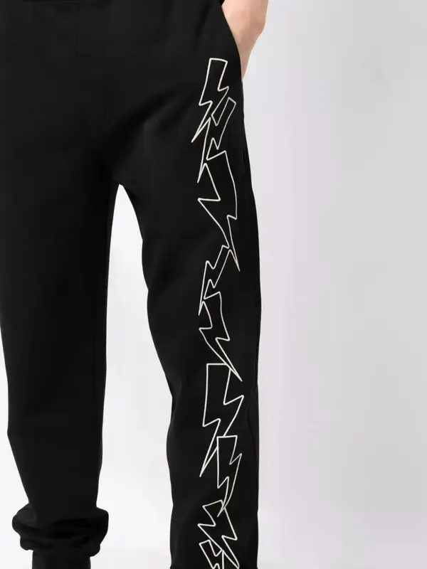 Neil Barrett Embroidered-bolts Track Pants