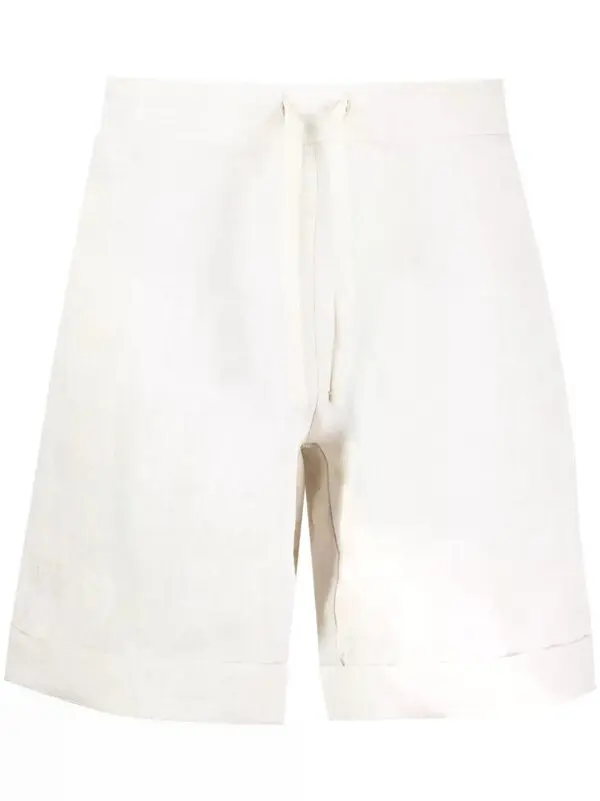 Marané Drawstring-waist Linen Shorts - Neutrals