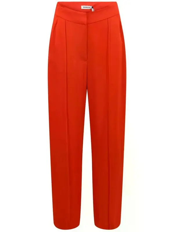 Simkhai Kyra Wide-leg Trousers - Red