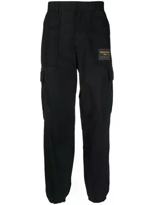 Moschino Logo-patch Cargo Trousers