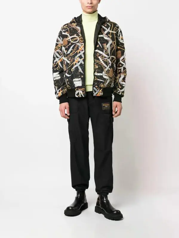 Moschino Logo-patch Cargo Trousers