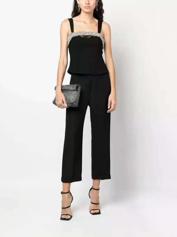 Simkhai Crystal-embellished Corset Top