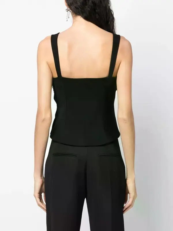 Simkhai Crystal-embellished Corset Top