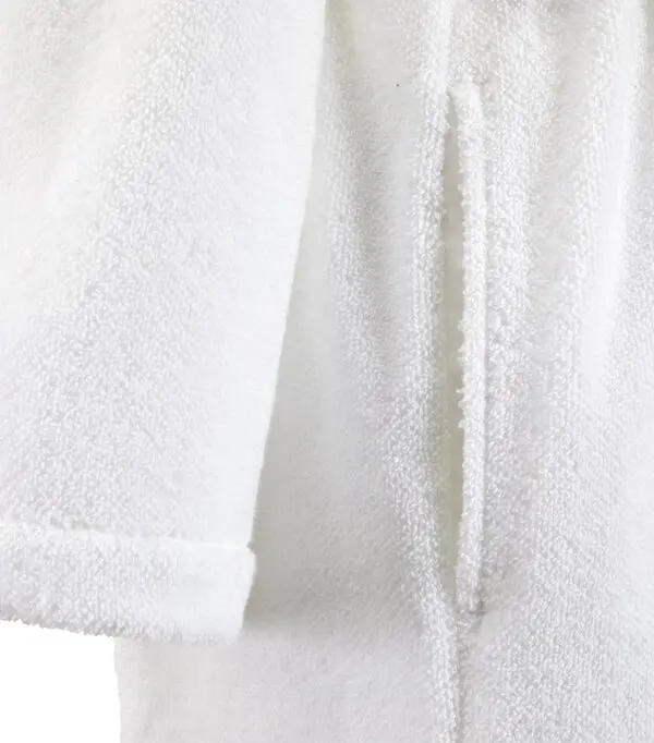 YVES DELORME Cotton-modal Embroidered Gaura Bathrobe