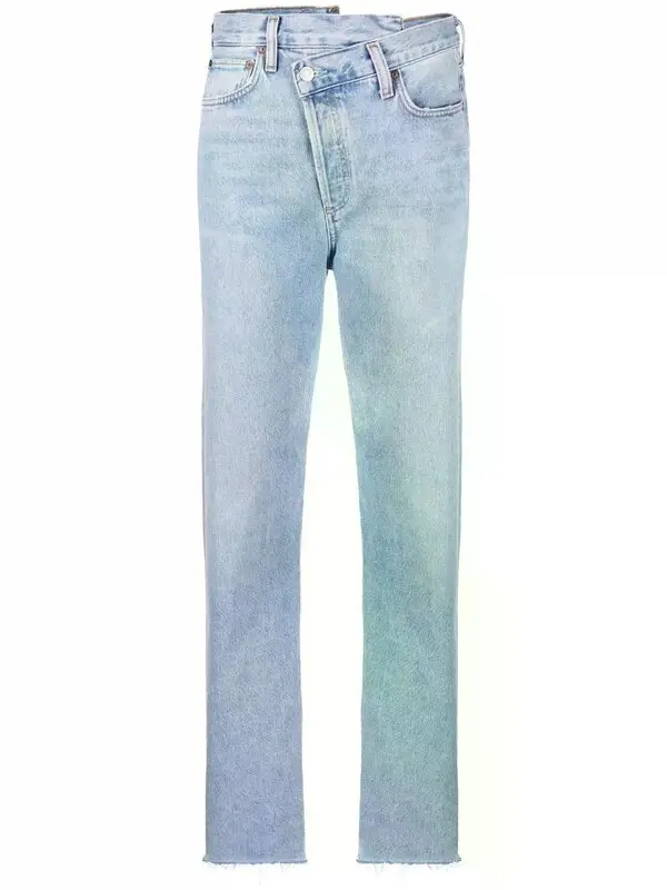 AGOLDE Criss Cross Straight-leg Jeans