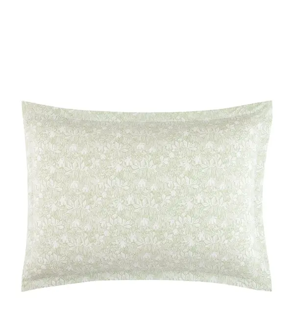 YVES DELORME Capri Amande Oxford Pillowcase - Green