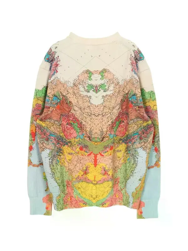 Burberry Map Print Sweater