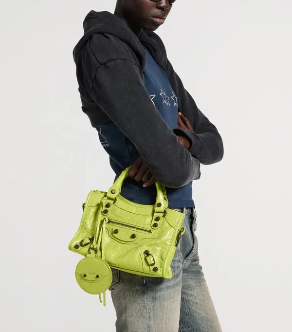Balenciaga Le City Round Mirror Bag Charm