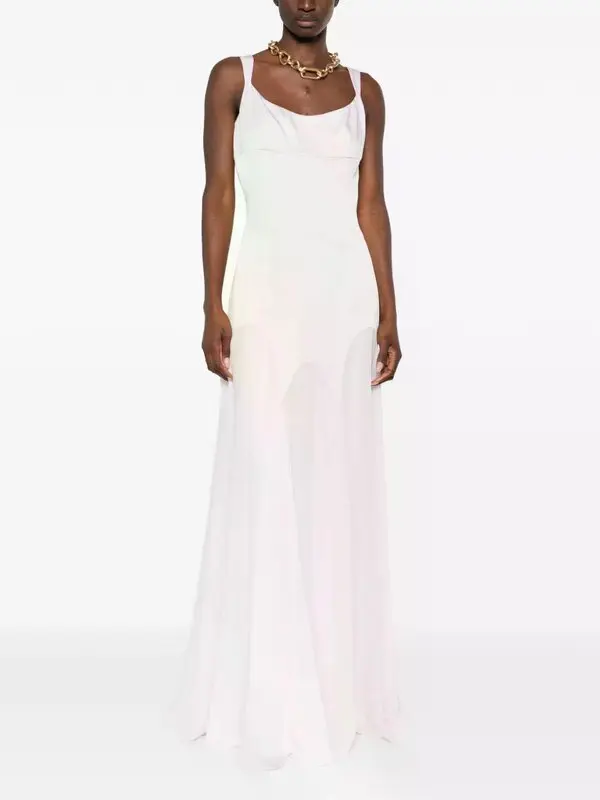 Alexander McQueen Sleeveless Maxi Dress - Pink