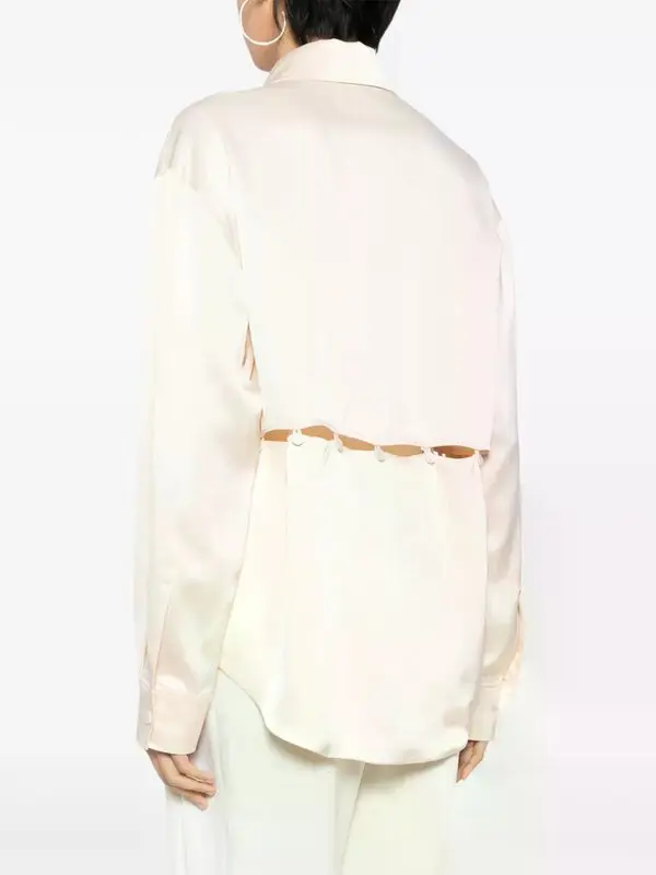 Nanushka Maxon Satin Blouse