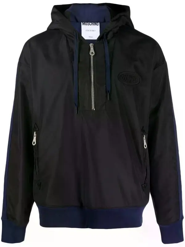 Moschino Colour-block Hooded Jacket