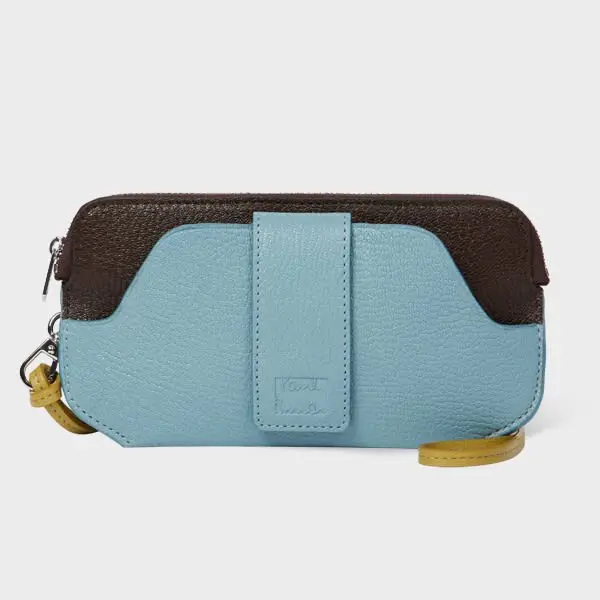 Paul Smith Leather Travel Pouch - Blue