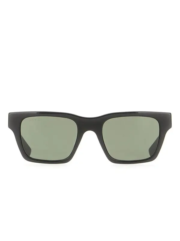 Gucci Rectangle Sunglasses - Black