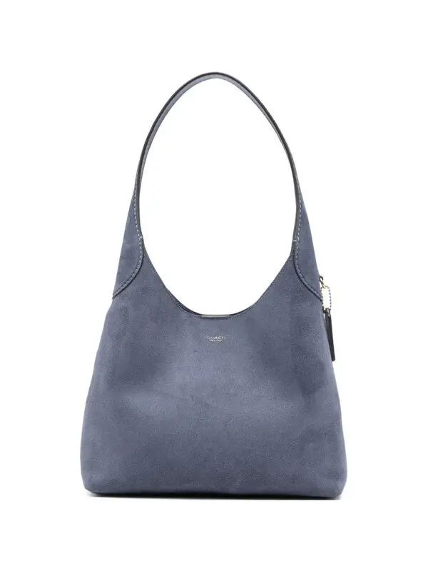 COACH Brooklyn 28 Suede Leather Shoulder Bag - Blue