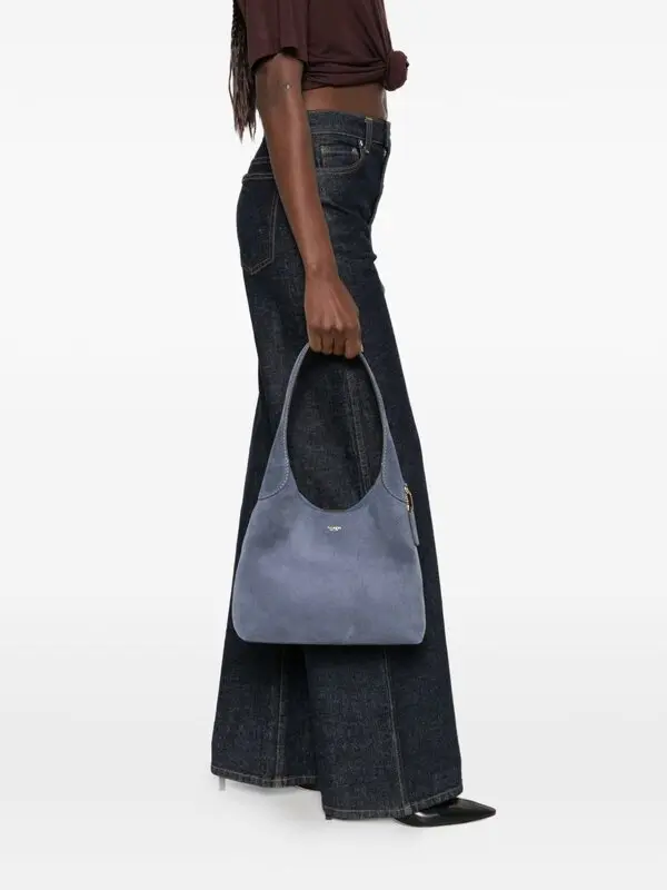 COACH Brooklyn 28 Suede Leather Shoulder Bag - Blue