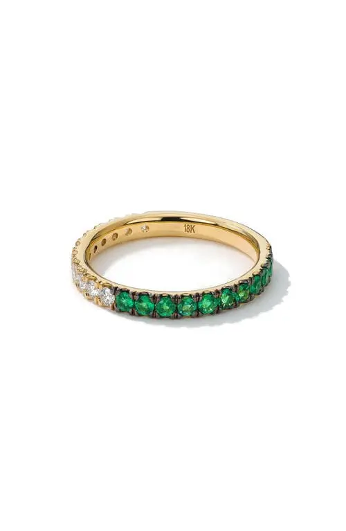 MARK HENRY Half & Half Ring - Emerald