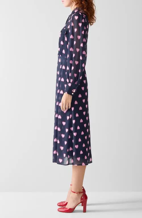 LK BENNETT Cody Long Sleeve Shirtdress