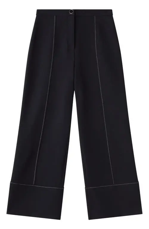 LK BENNETT Eugine Crop Wide Leg Pants
