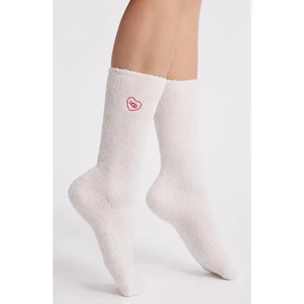 UGG Leda Love Crew Socks - Rosetta