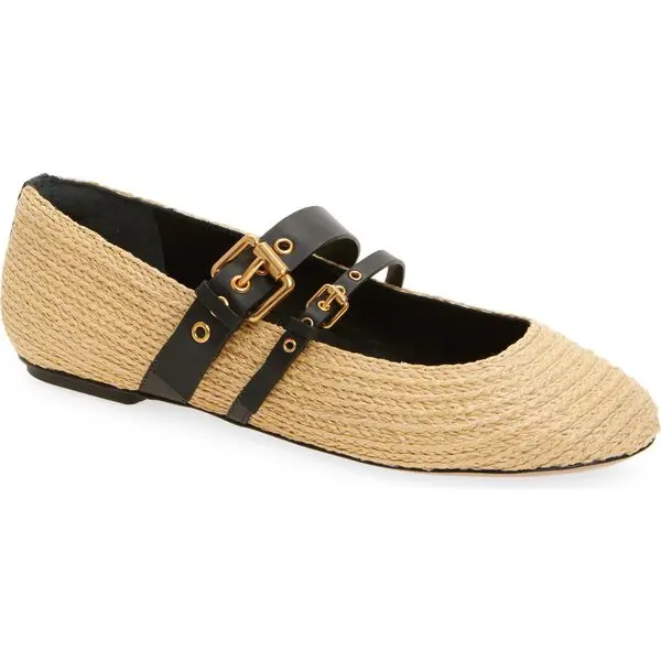 Farm Rio Raffia Ballet Flat