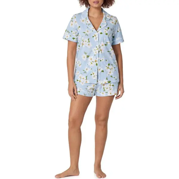 BEDHEAD PAJAMAS Stretch Cotton Jersey Pajamas - Magnolia Breeze