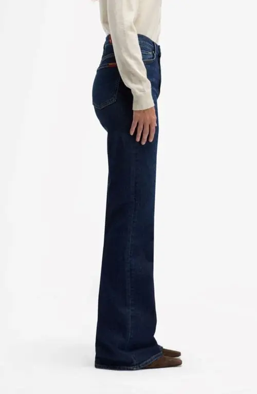 7 For All Mankind Modern Dojo High-waist Flare Jeans - Bluecrest
