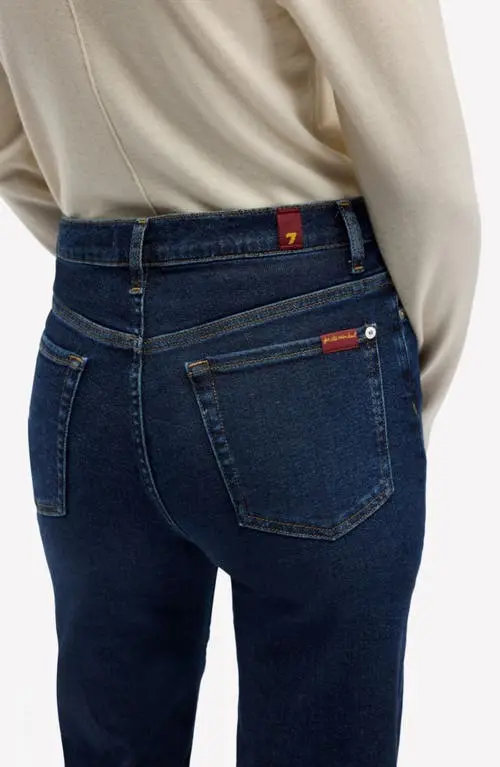 7 For All Mankind Modern Dojo High-waist Flare Jeans - Bluecrest
