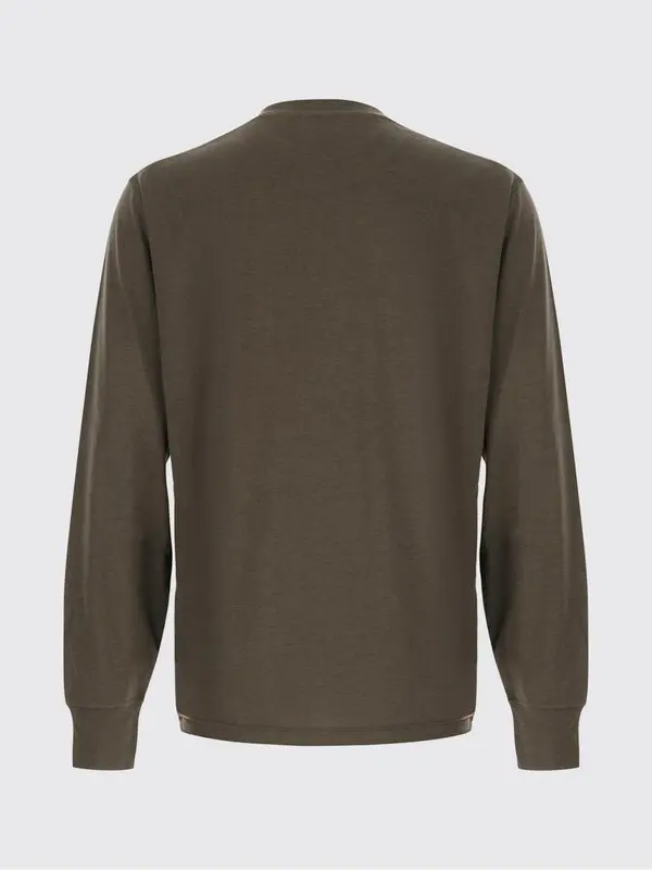 TOM FORD Lyocell And Cotton Long-sleeved Crew Neck Jumper - Brown
