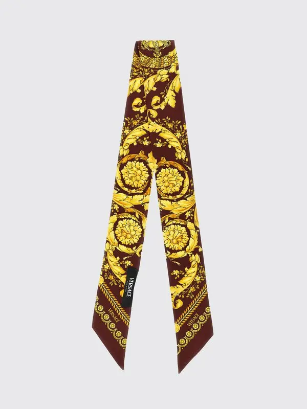 Versace Printed Neck Scarf - Red