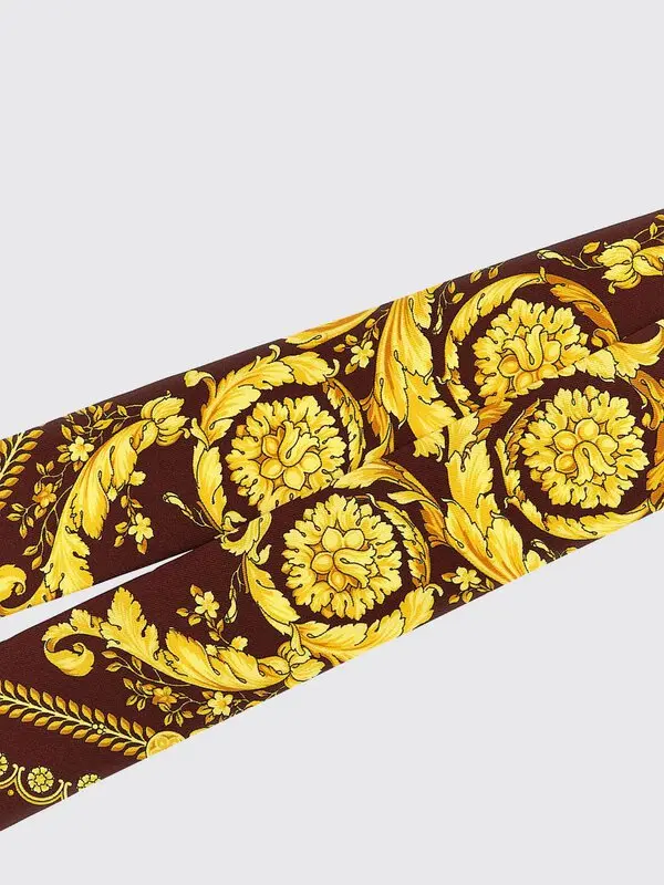 Versace Printed Neck Scarf - Red