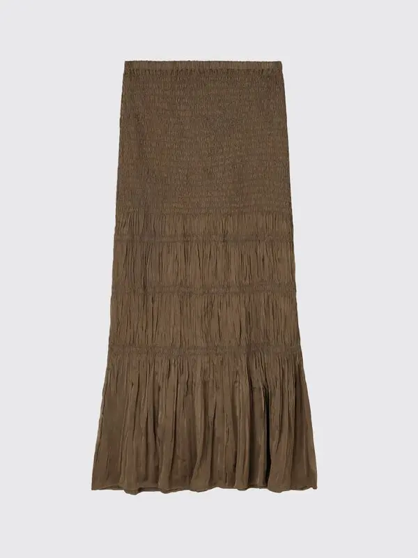 BY MALENE BIRGER Tiered Skirt - Brown
