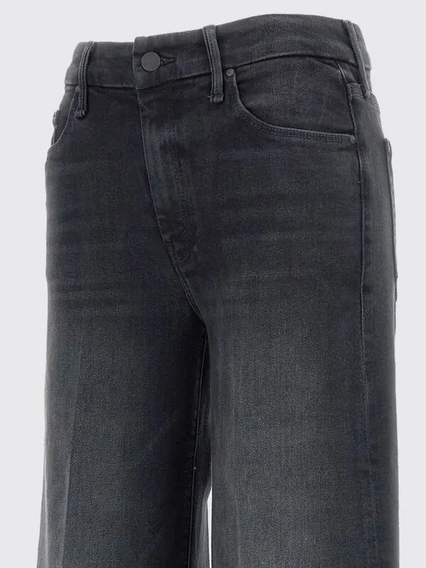 MOTHER Wide Leg Jeans - Black