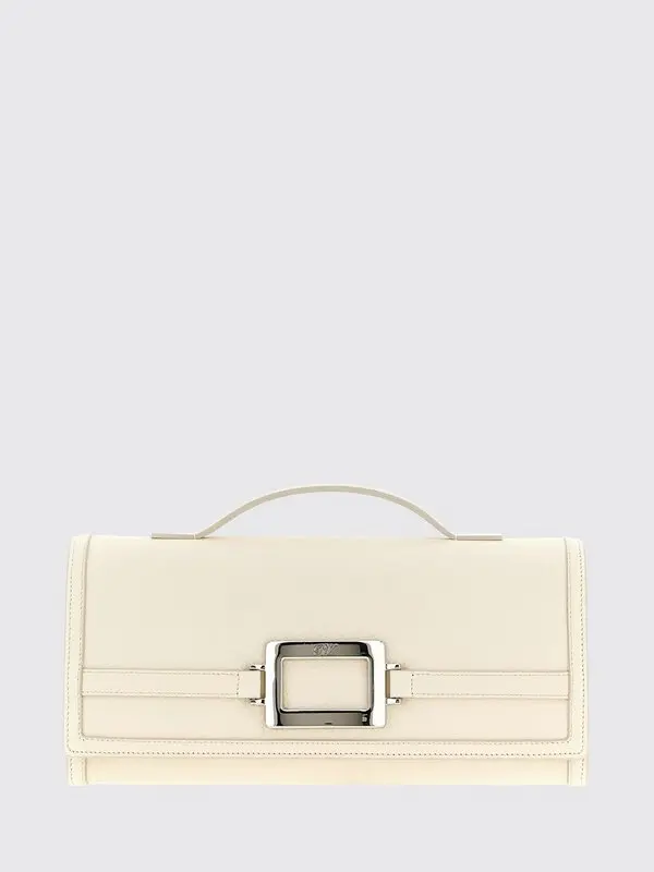 ROGER VIVIER Handheld Clutch - White