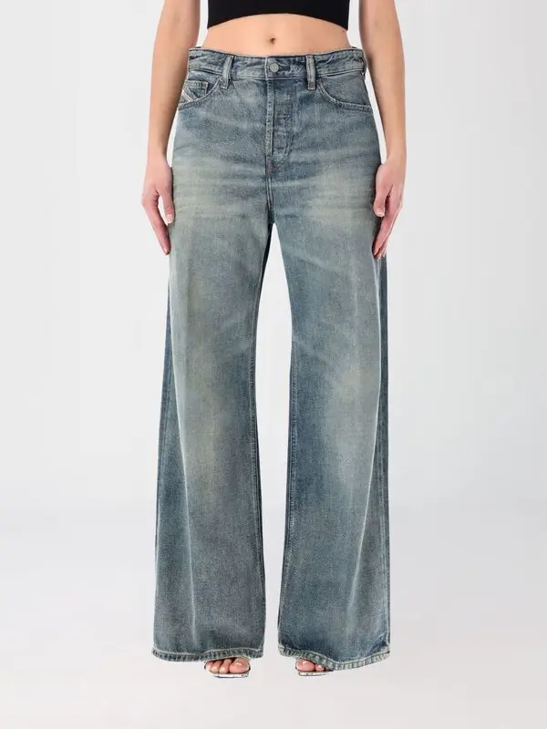 DIESEL® Wide Leg Jeans