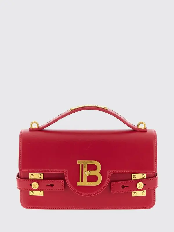 Balmain Leather Handbag - Fuchsia