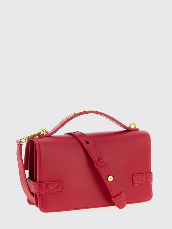 Balmain Leather Handbag - Fuchsia