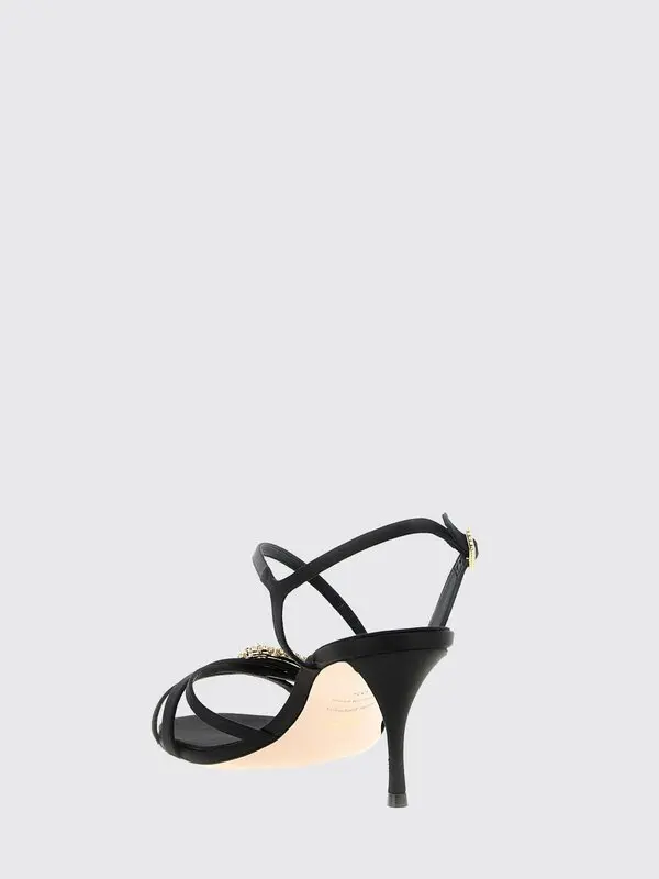 ROGER VIVIER Embellished Heeled Sandals - Black
