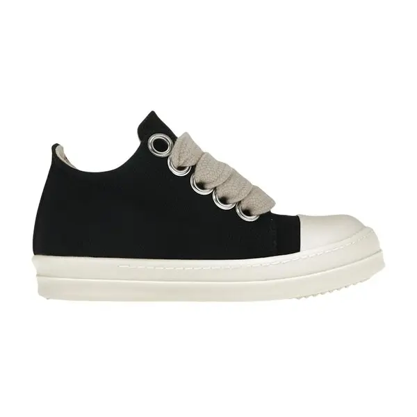 Rick Owens Jumbo Lace Low Sneakers - Black