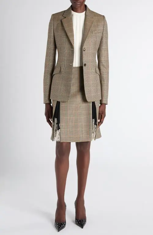 Alexander McQueen Country Glen Plaid Single-breasted Blazer