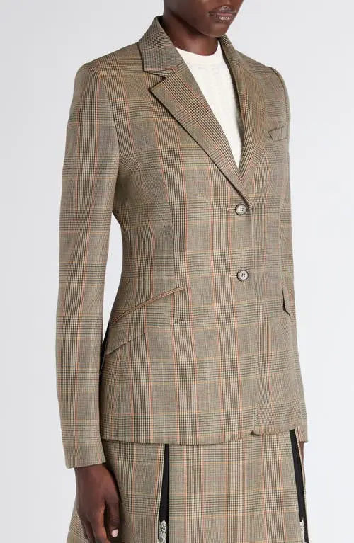 Alexander McQueen Country Glen Plaid Single-breasted Blazer