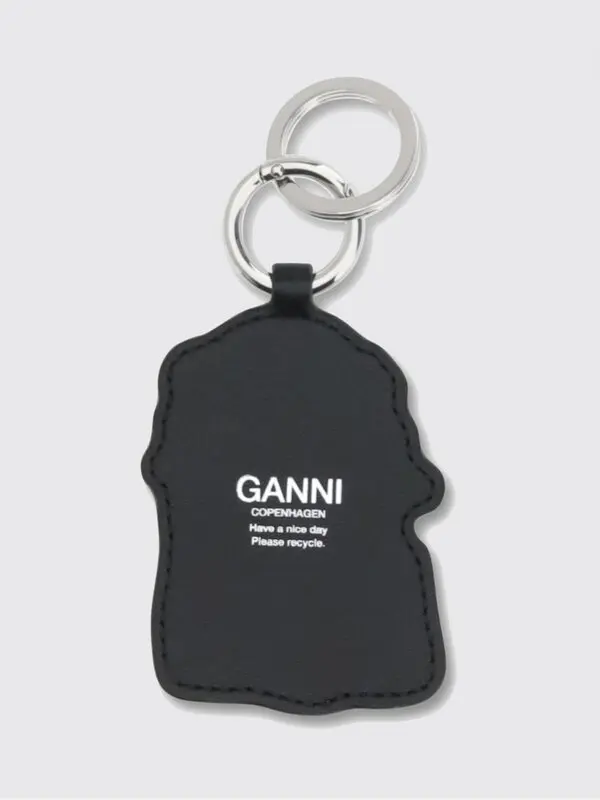 GANNI Key Chain - Black