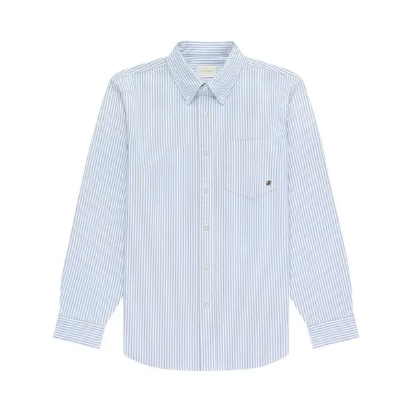 Aimé Leon Dore Striped Crest Oxford Shirt