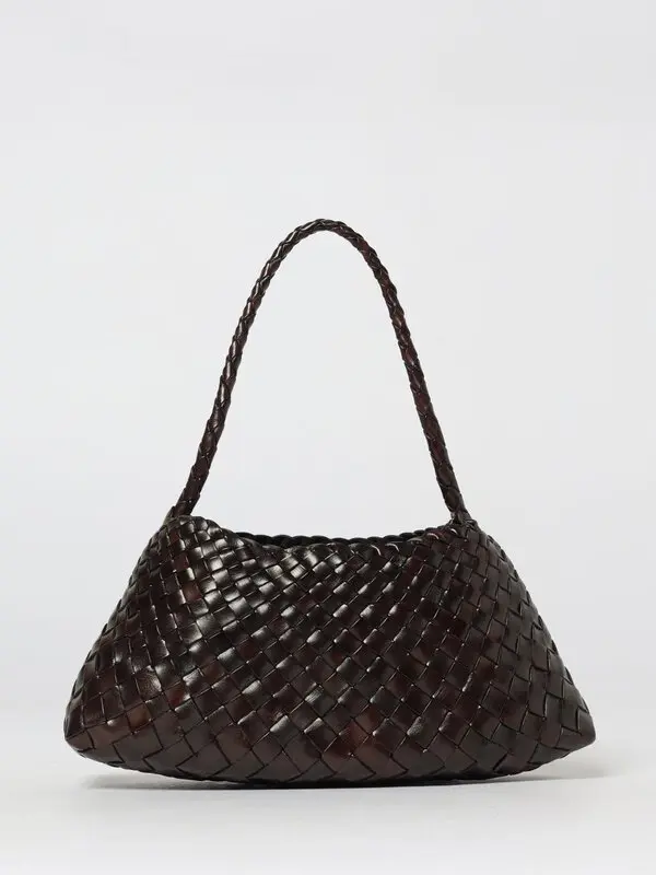 Dragon Diffusion Woven Shoulder Bag - Brown