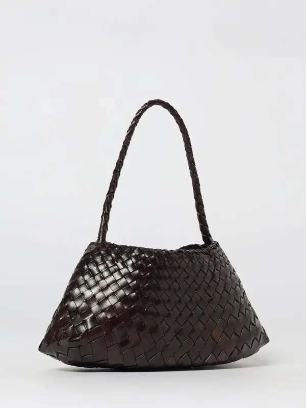 Dragon Diffusion Woven Shoulder Bag - Brown