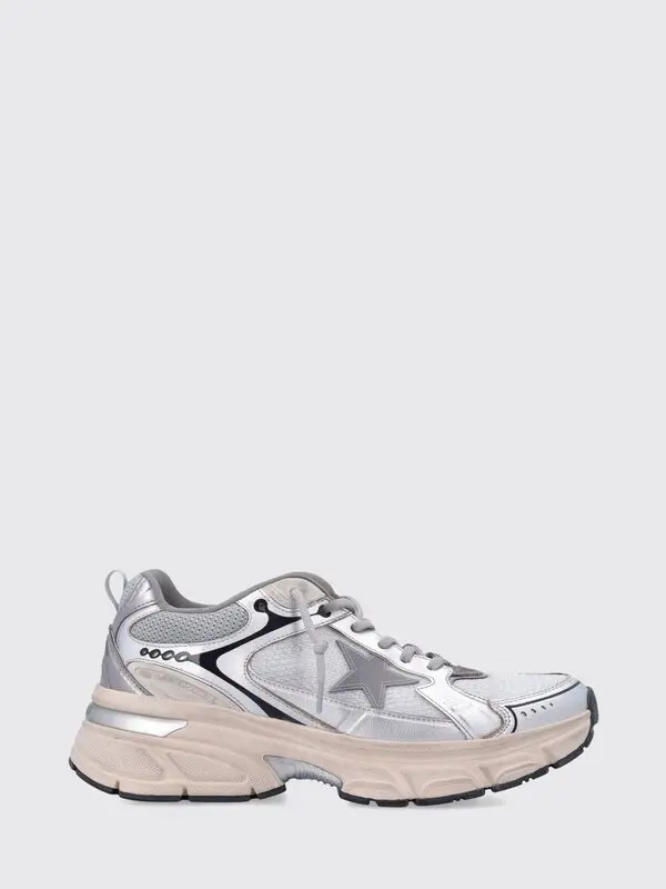 GOLDEN GOOSE Lightstar Low-top Sneakers In Nappa And Mesh