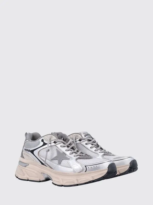 GOLDEN GOOSE Lightstar Low-top Sneakers In Nappa And Mesh