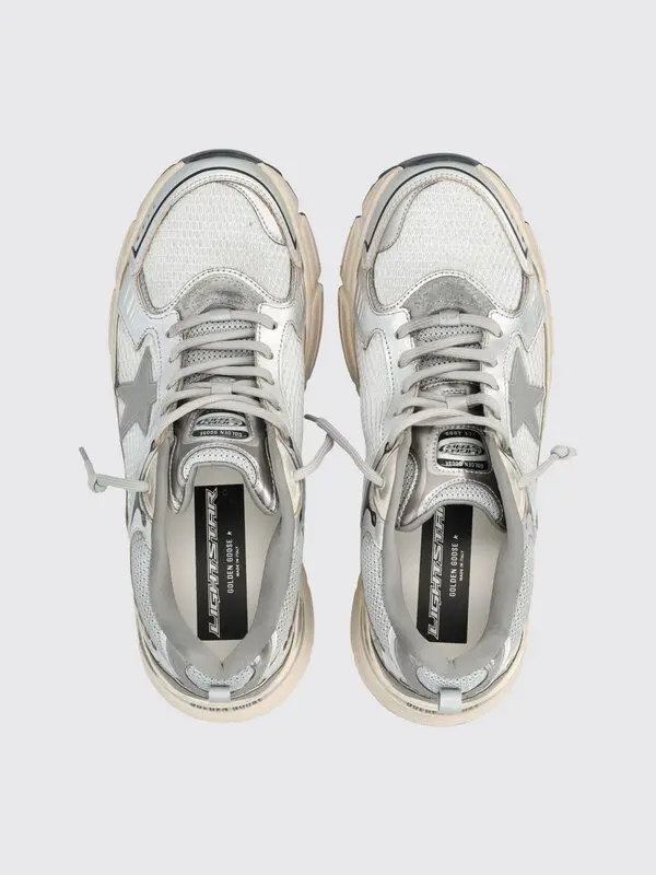 GOLDEN GOOSE Lightstar Low-top Sneakers In Nappa And Mesh