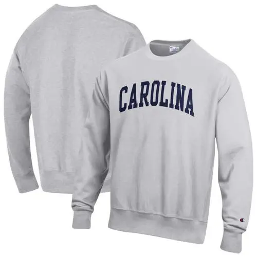 Champion North Carolina Tar Heels Reverse Weave Fleece Sweatshirt - Gray